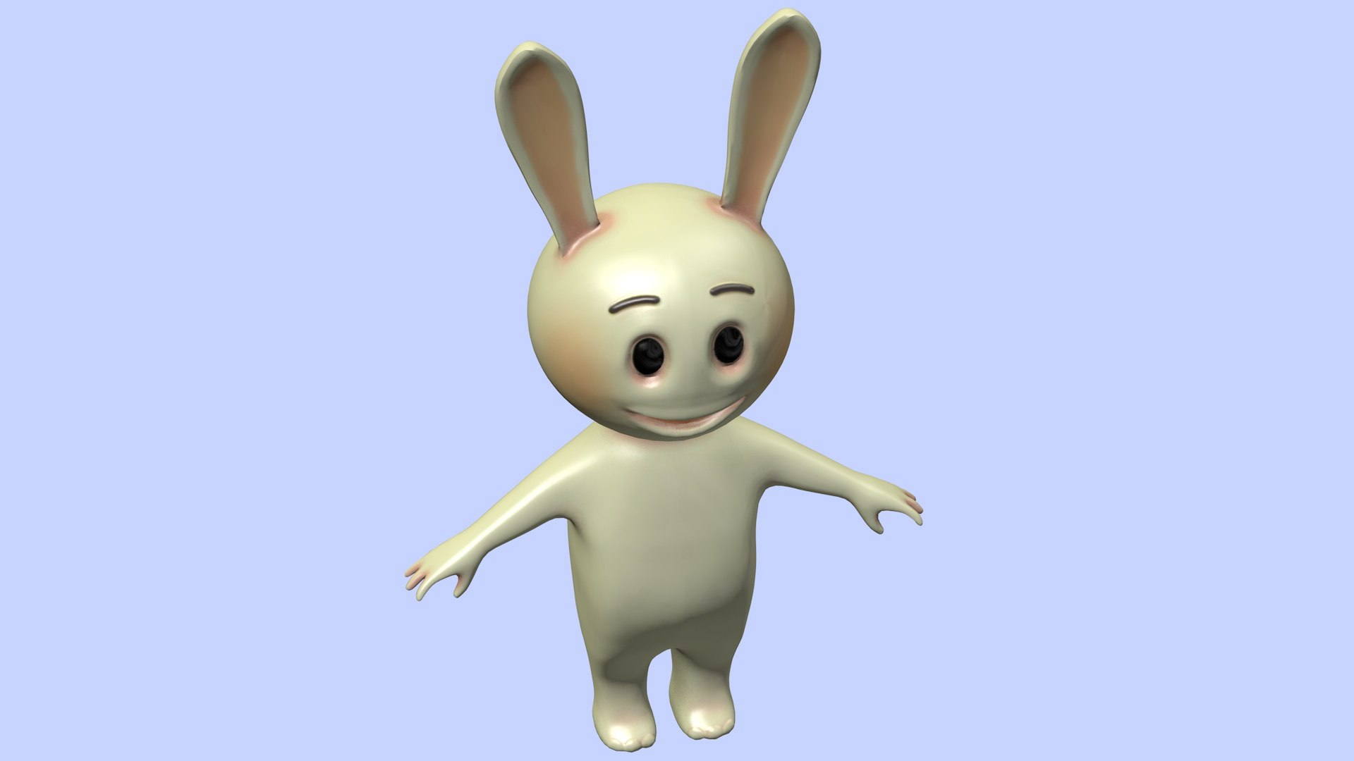 Humanoid Bunny Character 3D Model - TurboSquid 2158914