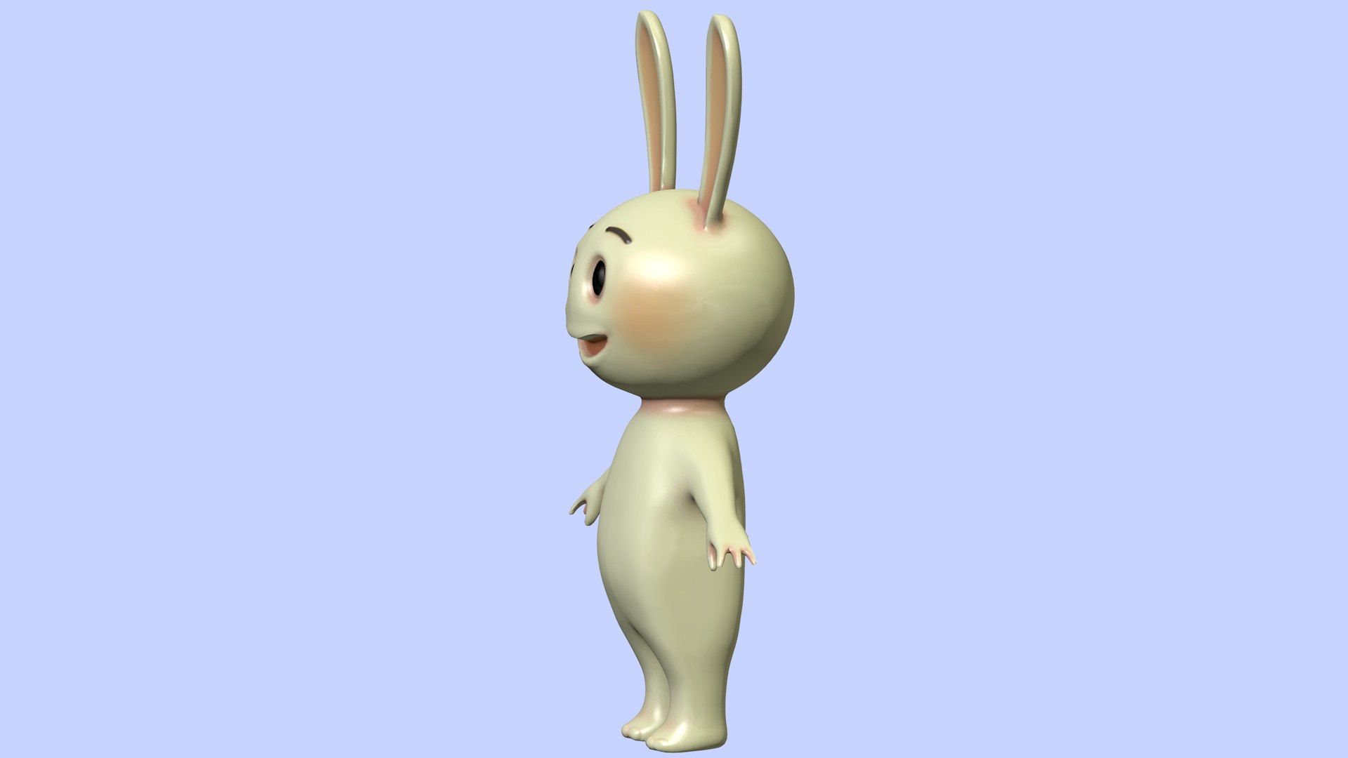 Humanoid Bunny Character 3D Model - TurboSquid 2158914