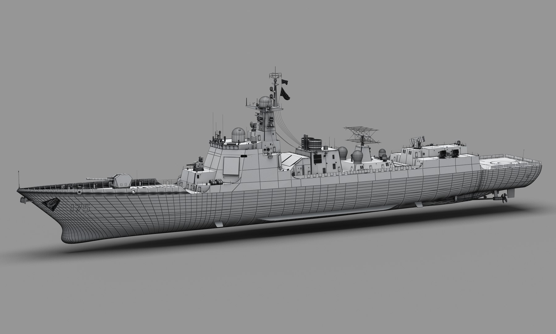 3D China Type 052D Destroyer - TurboSquid 2165900