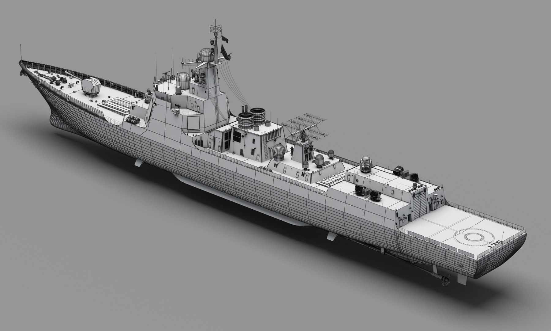 3D China Type 052D Destroyer - TurboSquid 2165900