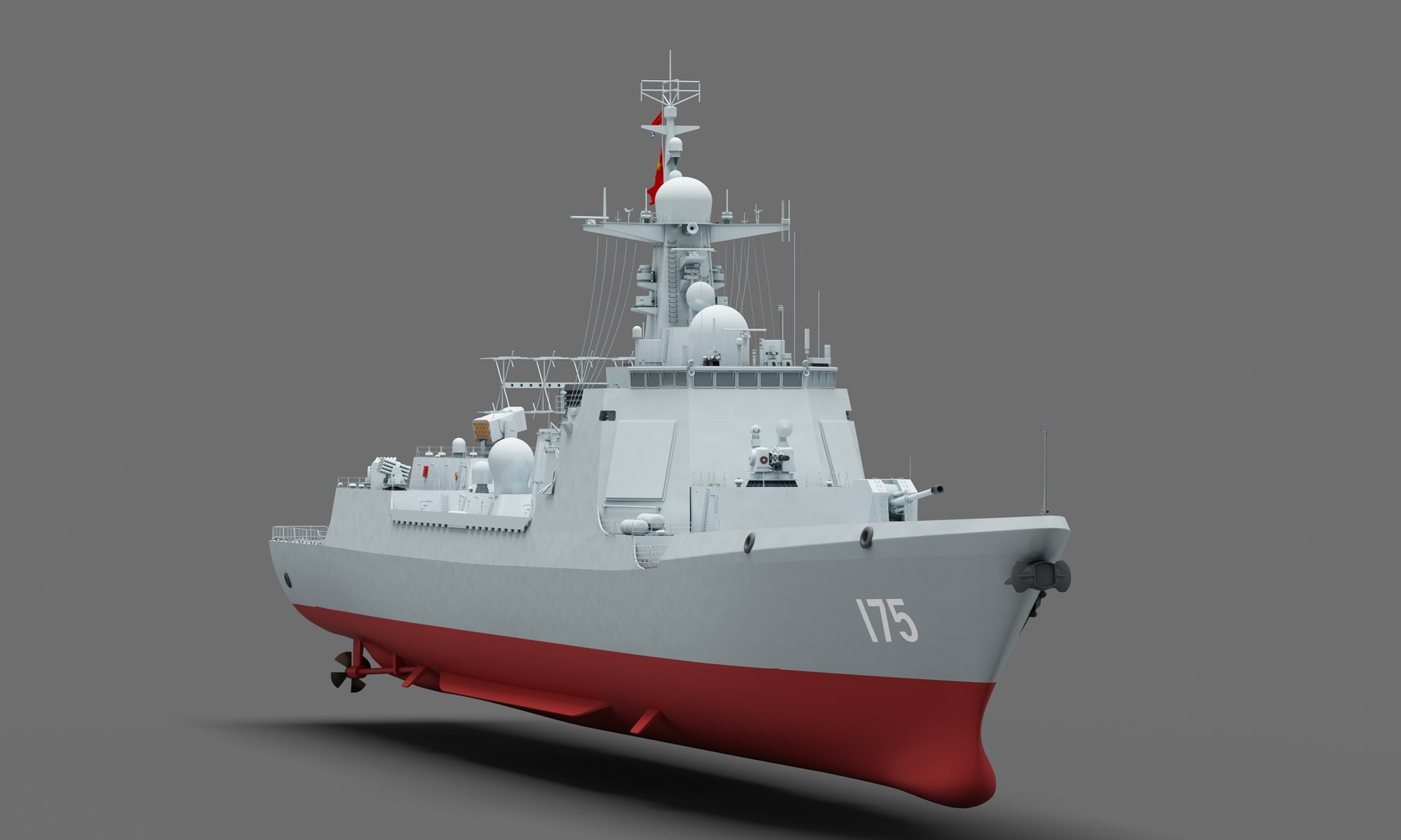 3D China Type 052D Destroyer - TurboSquid 2165900