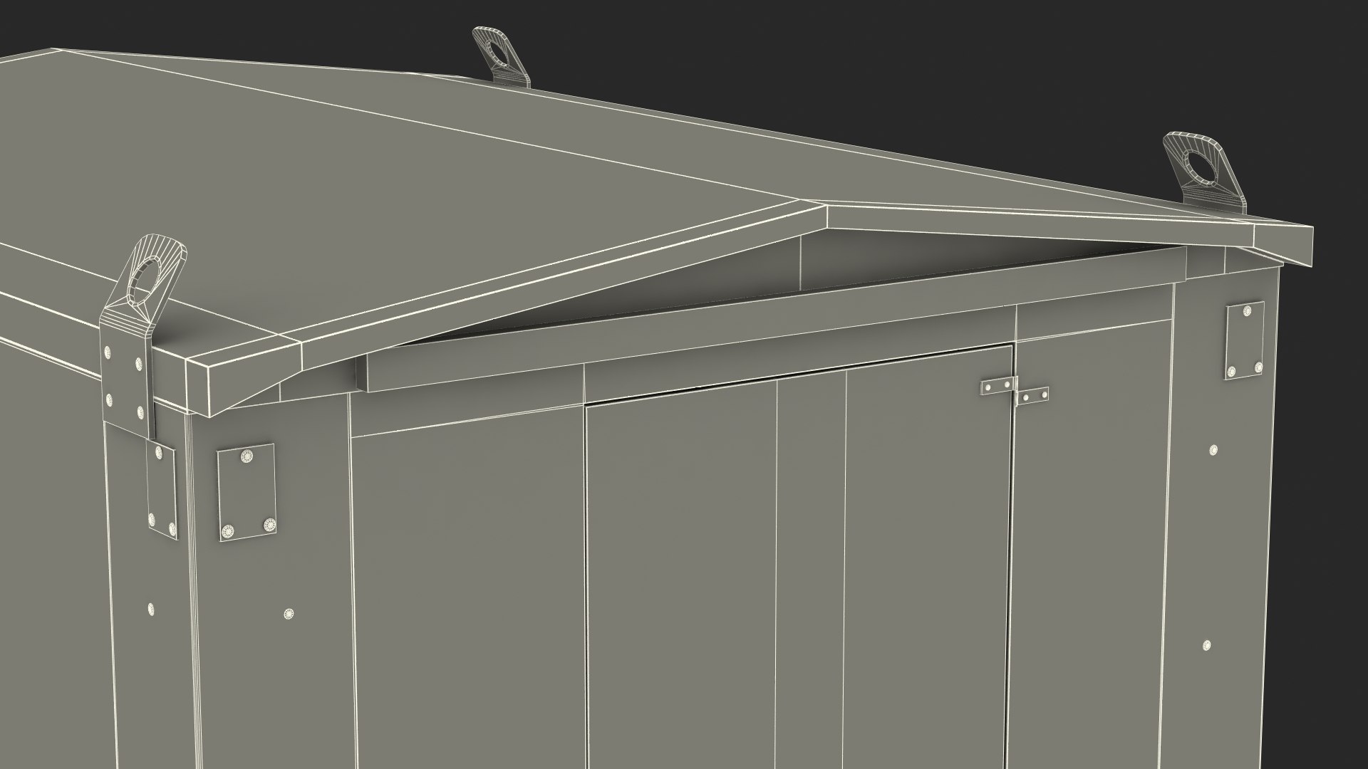 Large Railway Relay Cabinet Model - TurboSquid 2265724