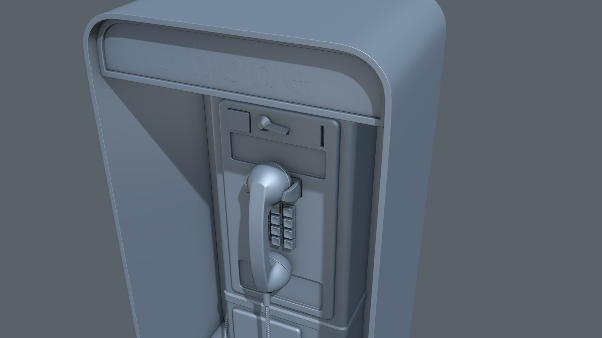 Pay Phone Booth 3D Model - TurboSquid 2029101
