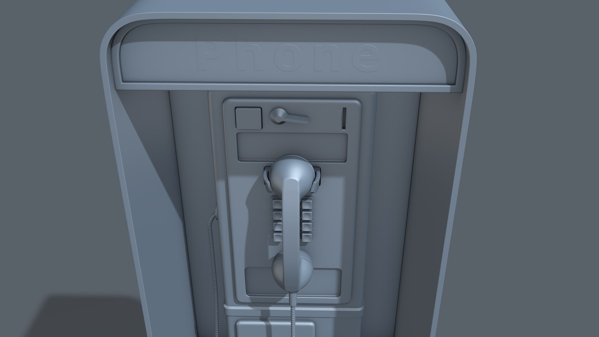 Pay Phone Booth 3D Model - TurboSquid 2029101