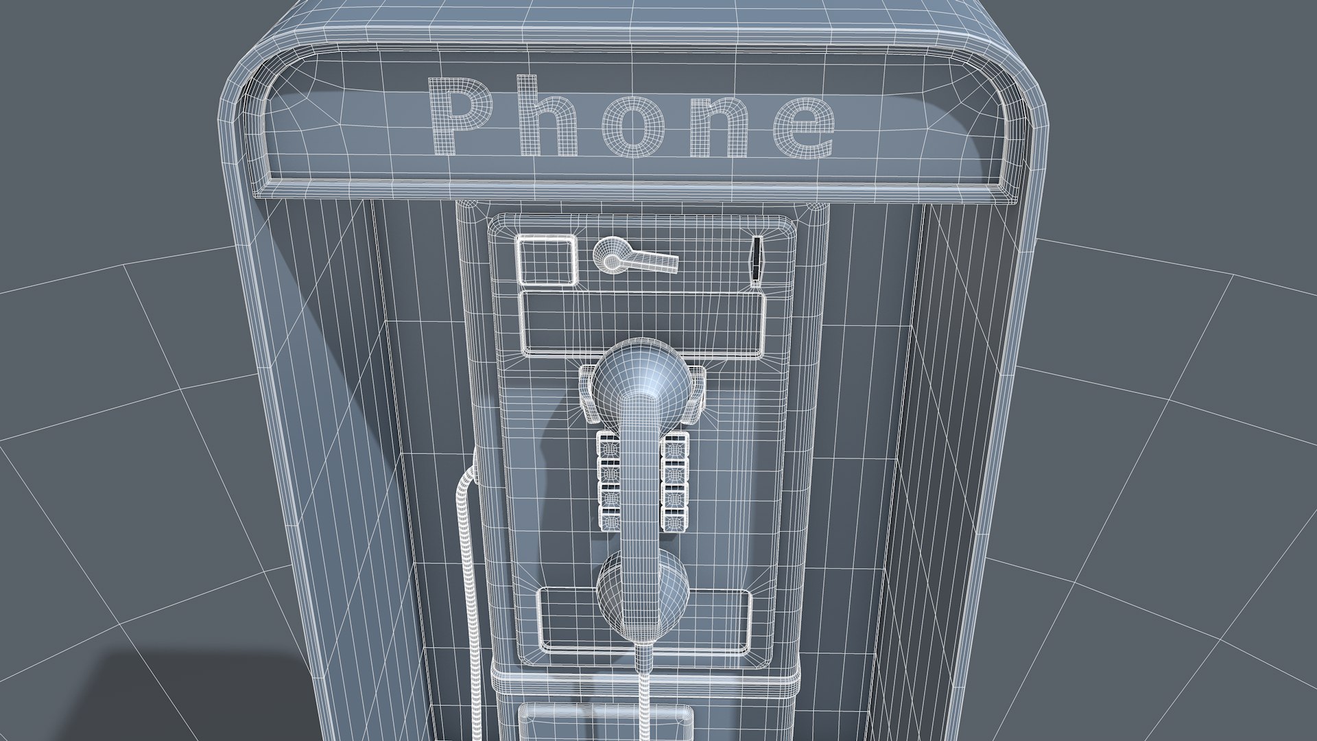 Pay Phone Booth 3D model - TurboSquid 2029101