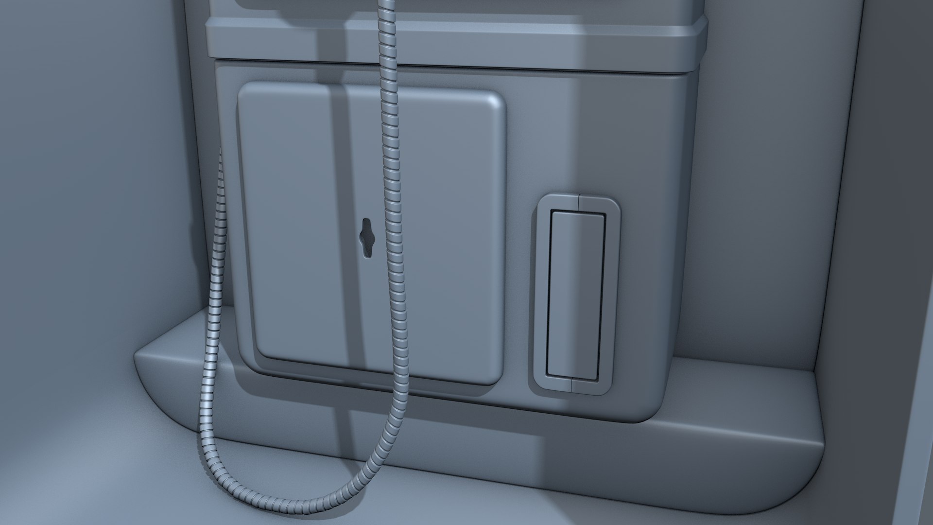 Pay Phone Booth 3D model - TurboSquid 2029101