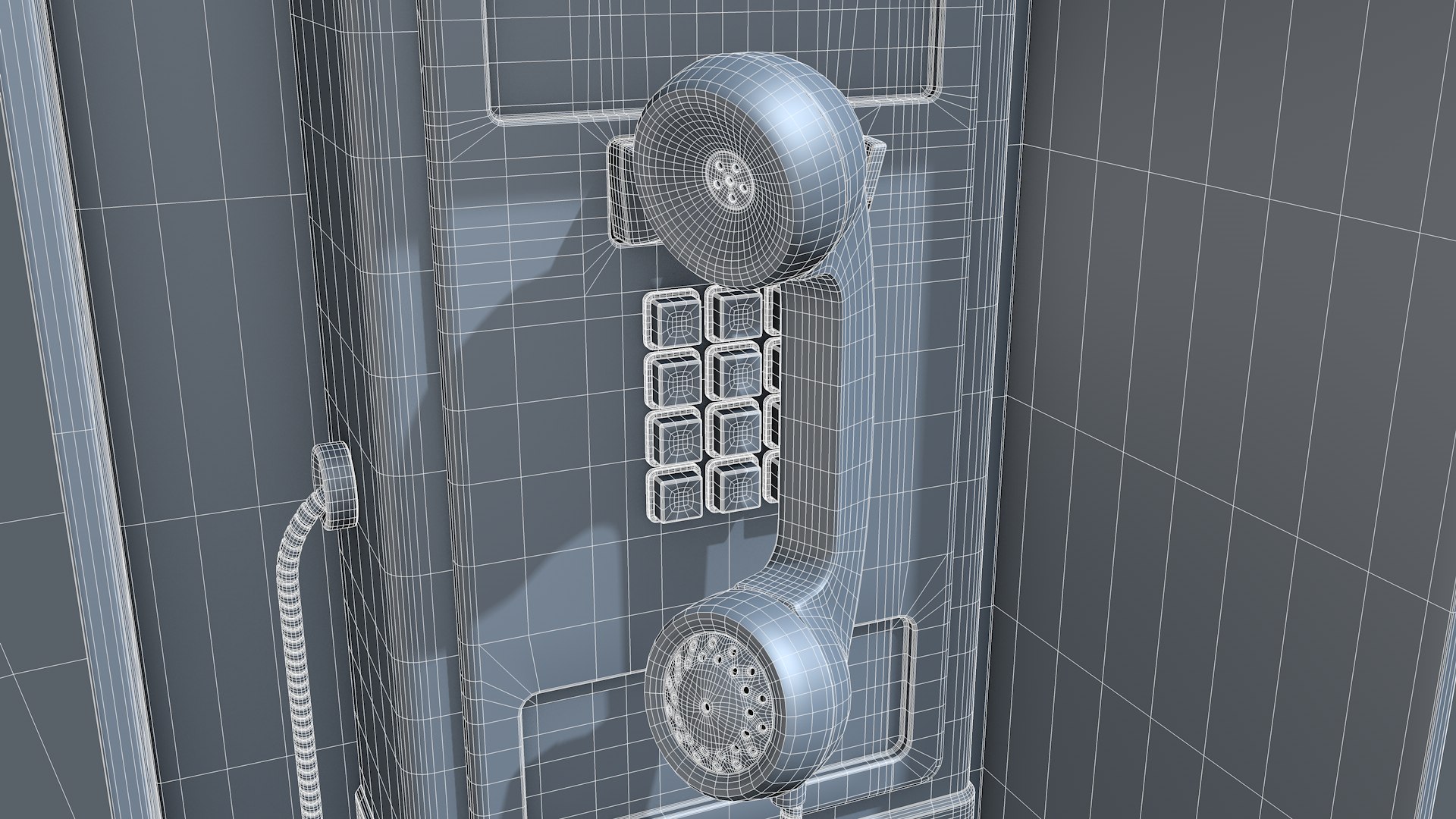 Pay Phone Booth 3D model - TurboSquid 2029101