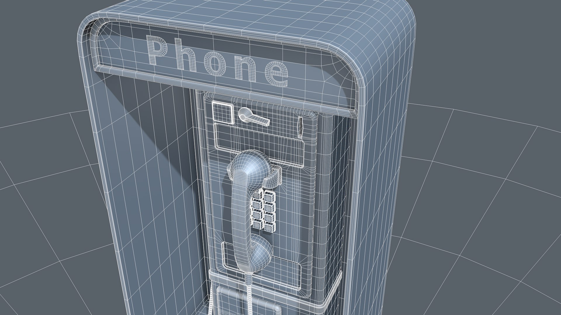 Pay Phone Booth 3D model - TurboSquid 2029101