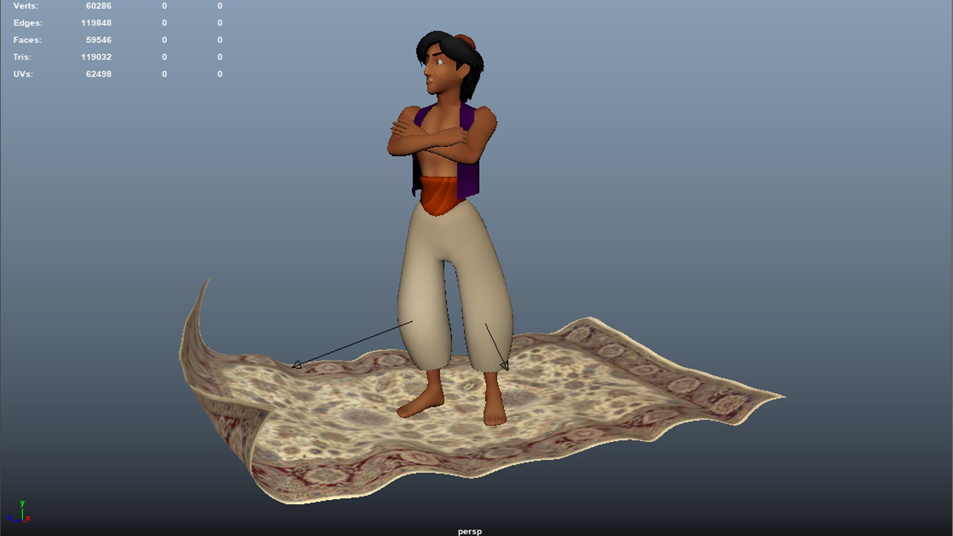 Aladin 3D Model - TurboSquid 1816366