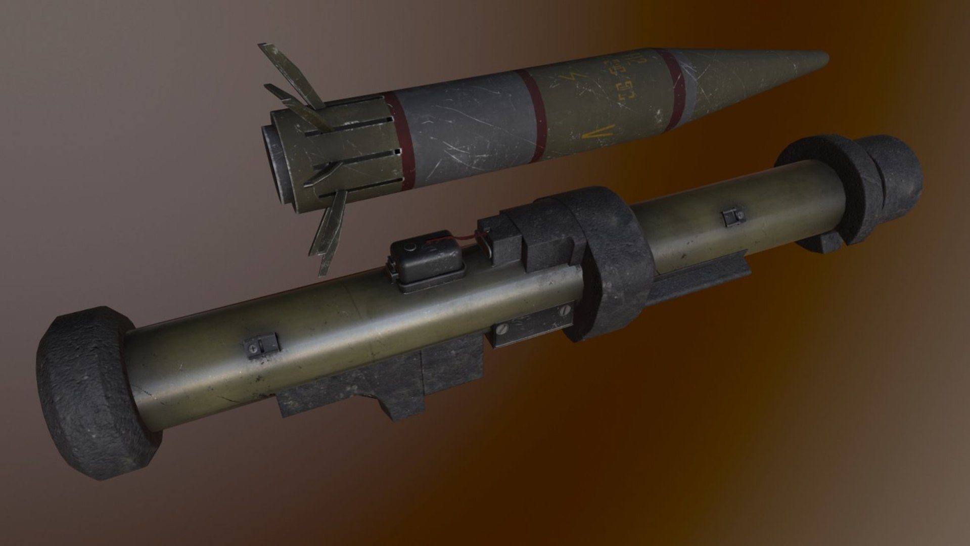 France rocket launcher 3D - TurboSquid 1346692