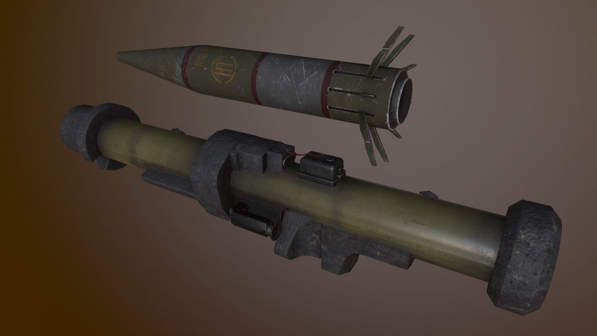 France rocket launcher 3D - TurboSquid 1346692