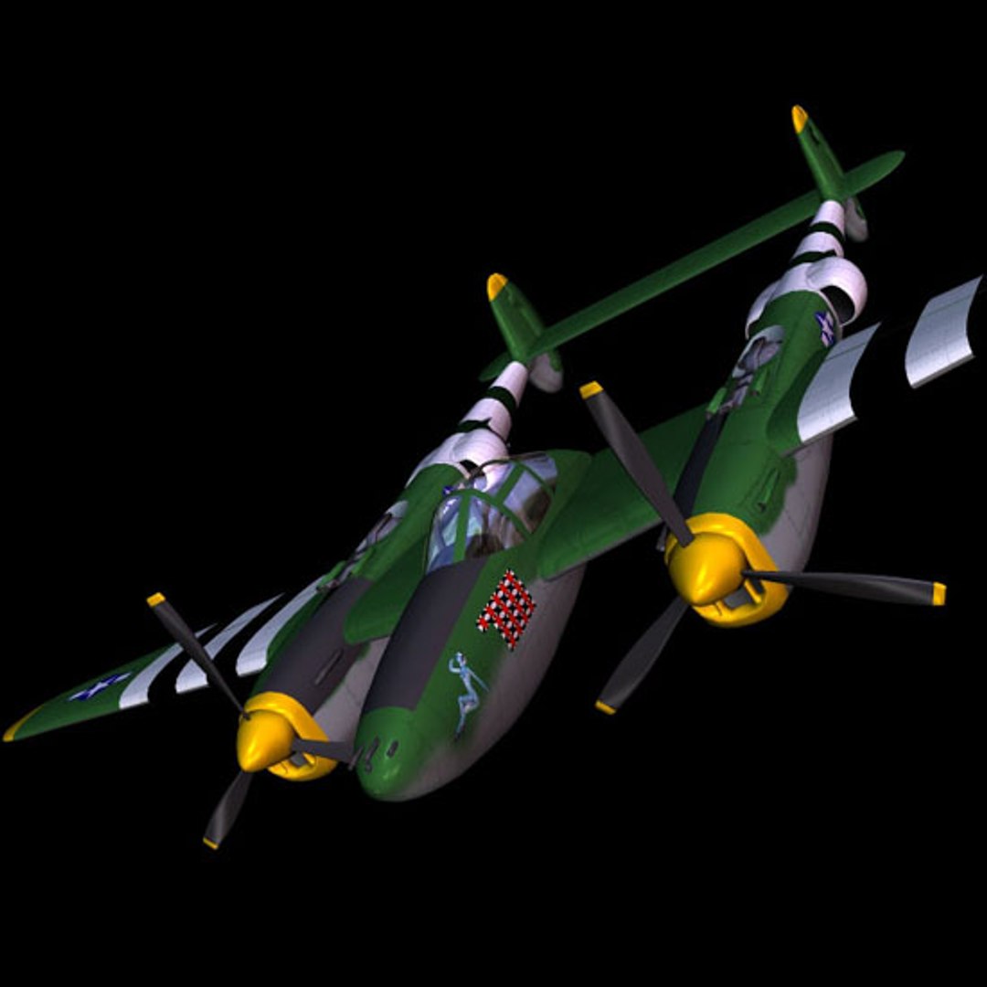 3d Model Ww2 Prop Fighter Plane