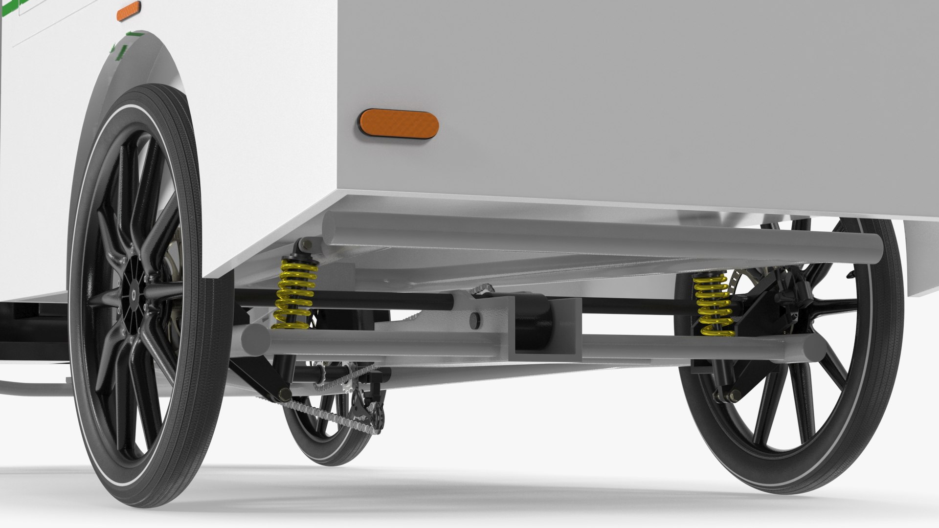 Cargo Bike EAV DPD Rigged For Cinema 4D 3D - TurboSquid 2193930