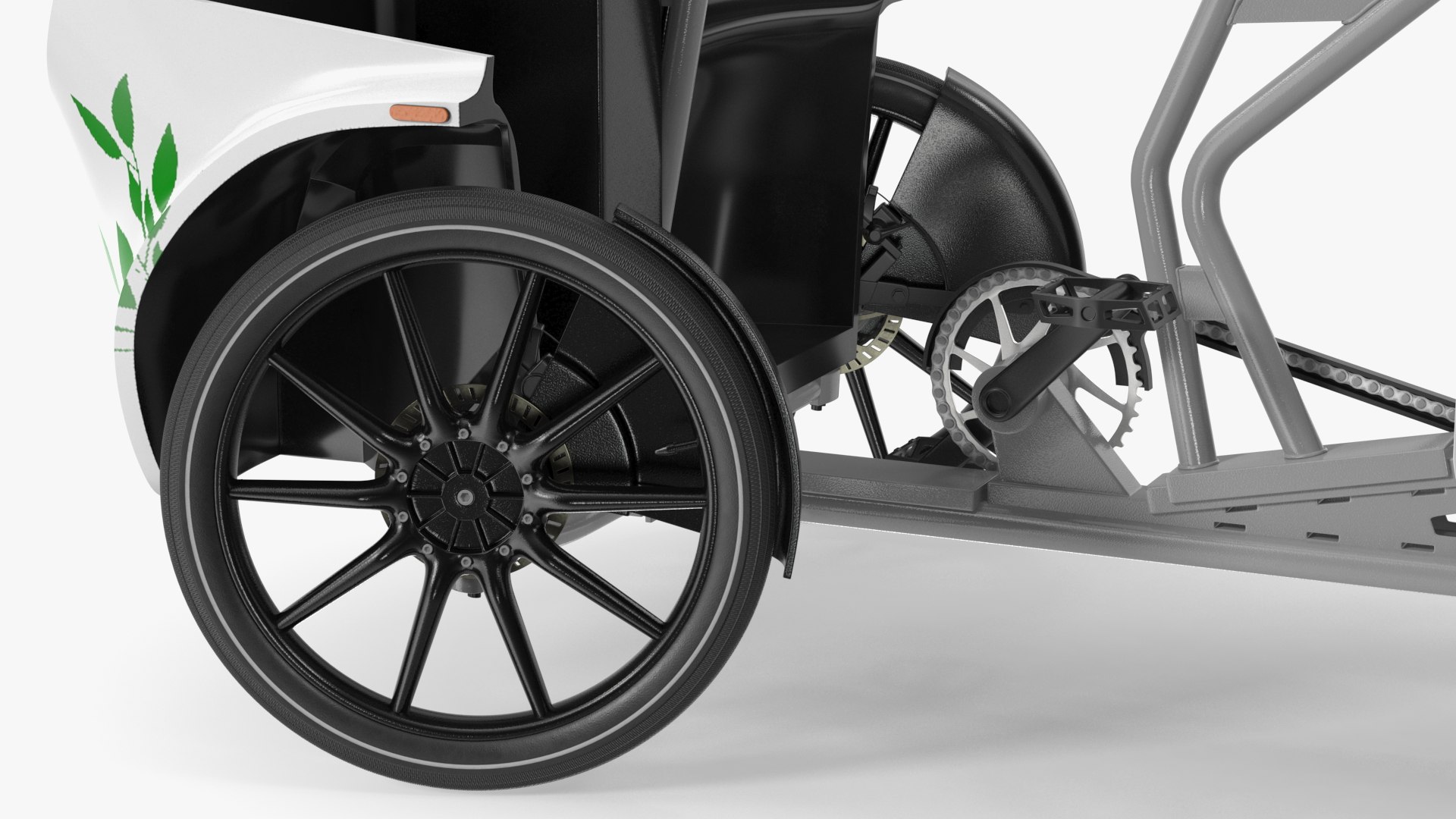 Cargo Bike EAV DPD Rigged For Cinema 4D 3D - TurboSquid 2193930