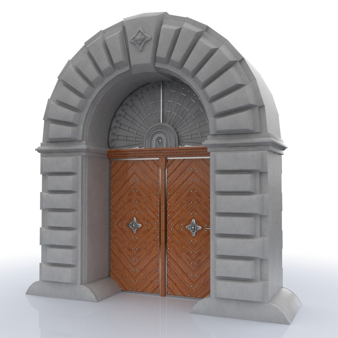Classical Door C4d