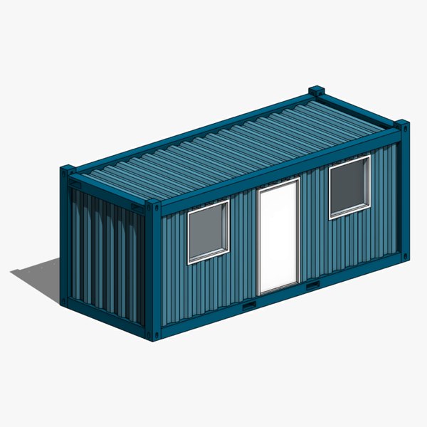 사무실 컨테이너 20ft - Revit 제품군 3D 모델 - TurboSquid 1820531