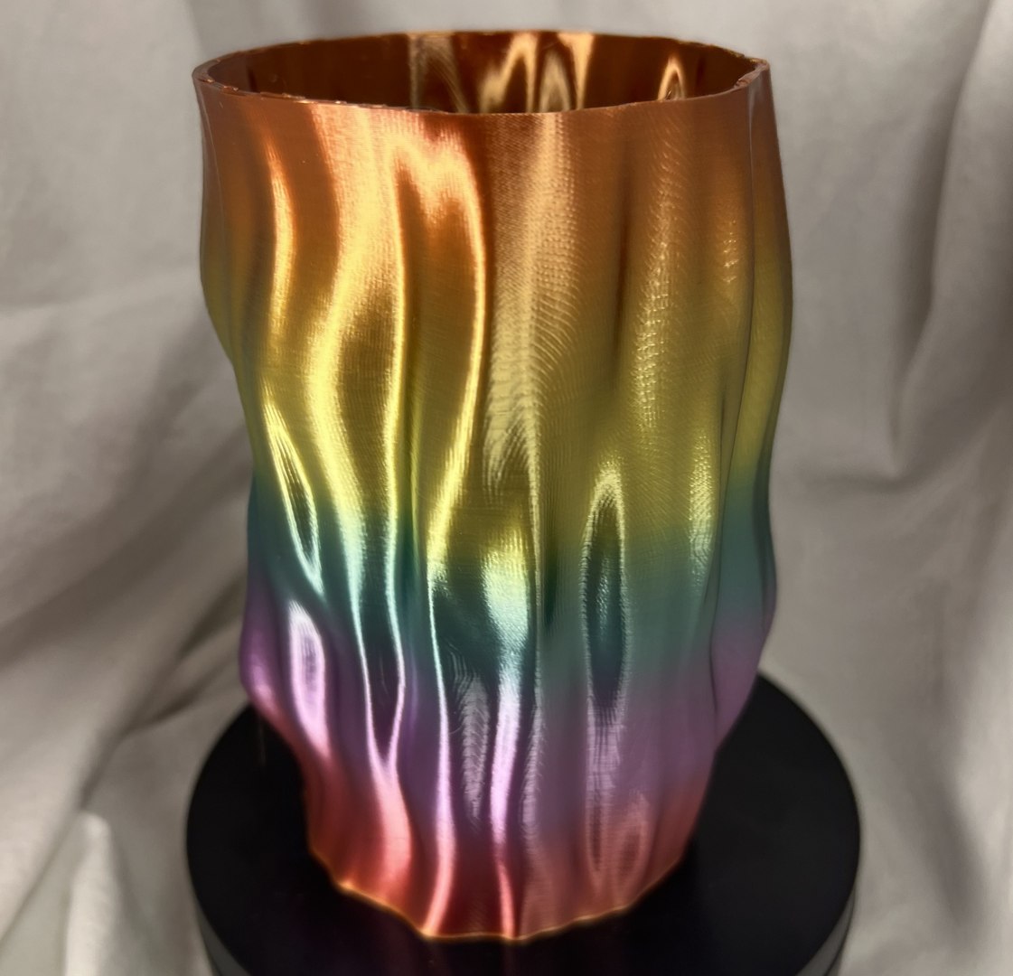 3D Model Rippled Side Vase - TurboSquid 2426234