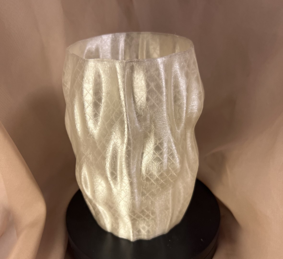 3D Model Rippled Side Vase - TurboSquid 2426234