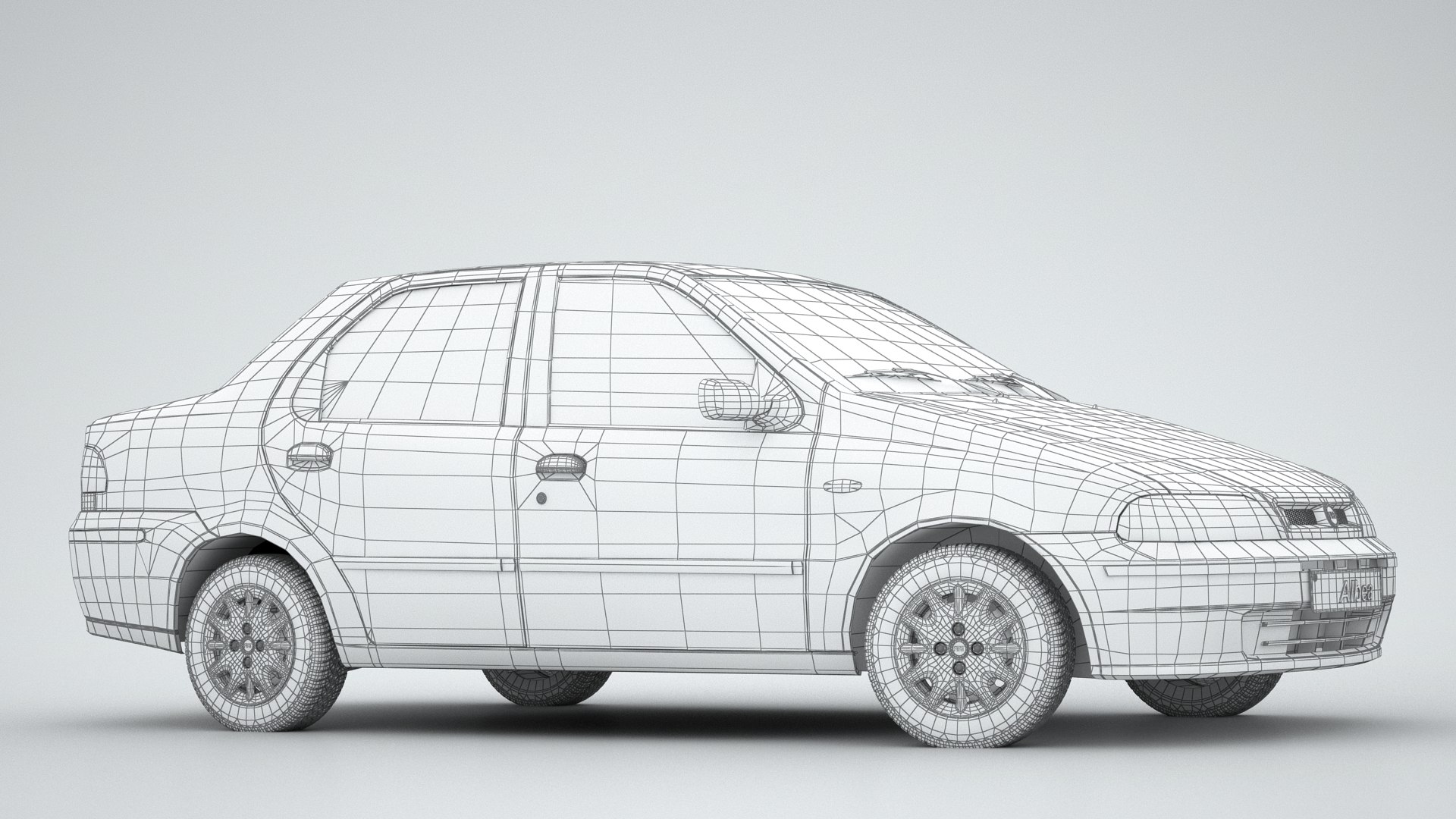 Fiat Albea 2003 3D Model - TurboSquid 2321226