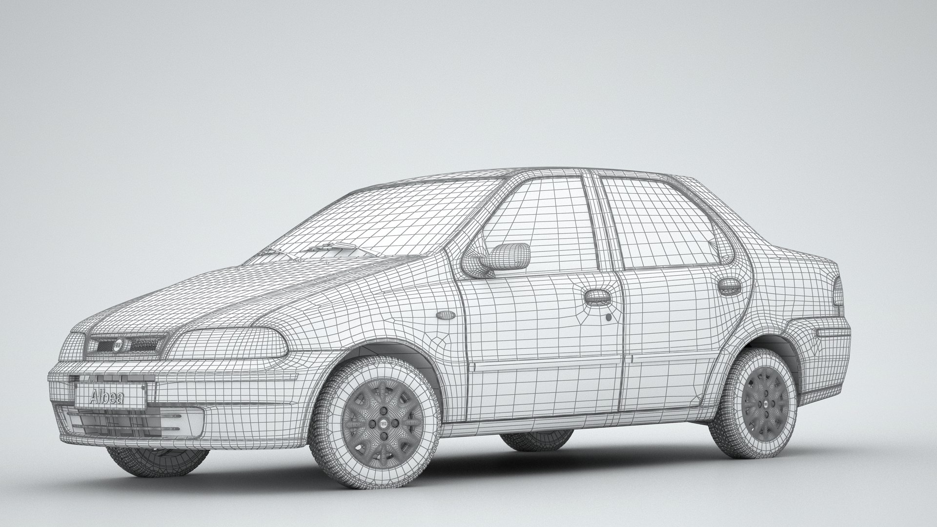 Fiat Albea 2003 3D Model - TurboSquid 2321226