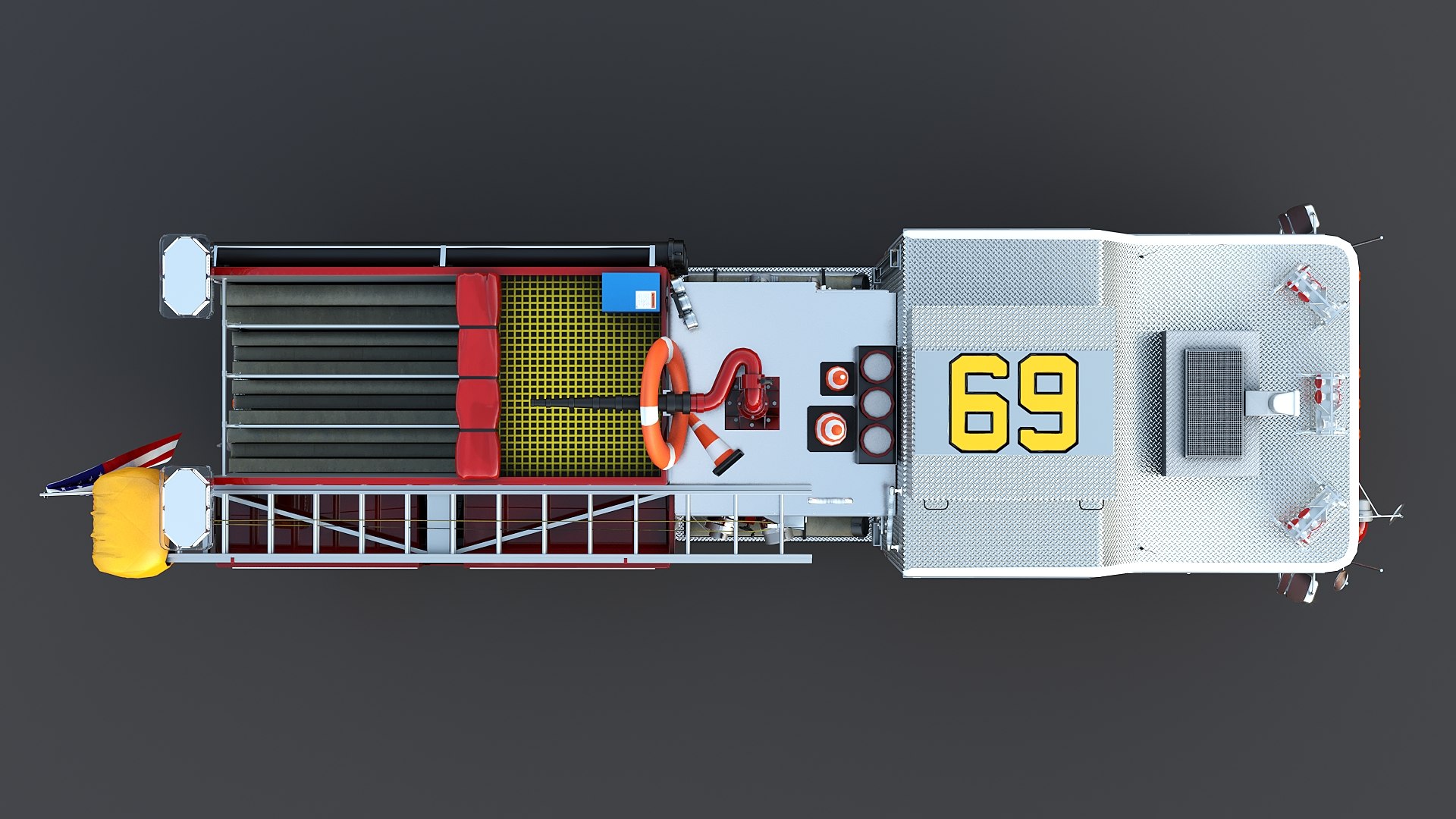 Fire Truck Engine FDNY 3D model - TurboSquid 1814644