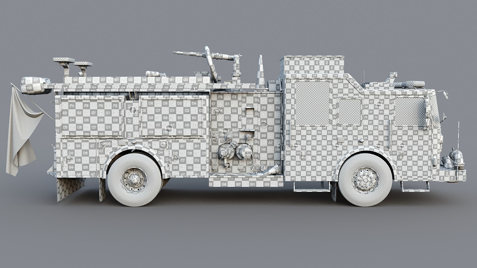 Fire Truck Engine FDNY 3D model - TurboSquid 1814644