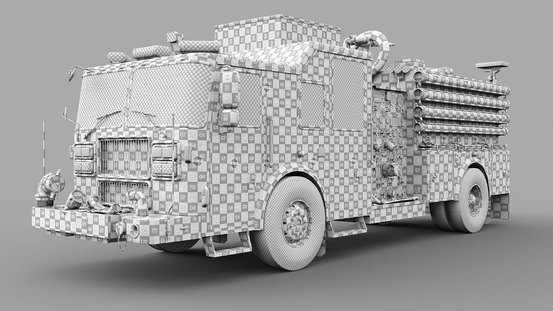 Fire Truck Engine FDNY 3D model - TurboSquid 1814644