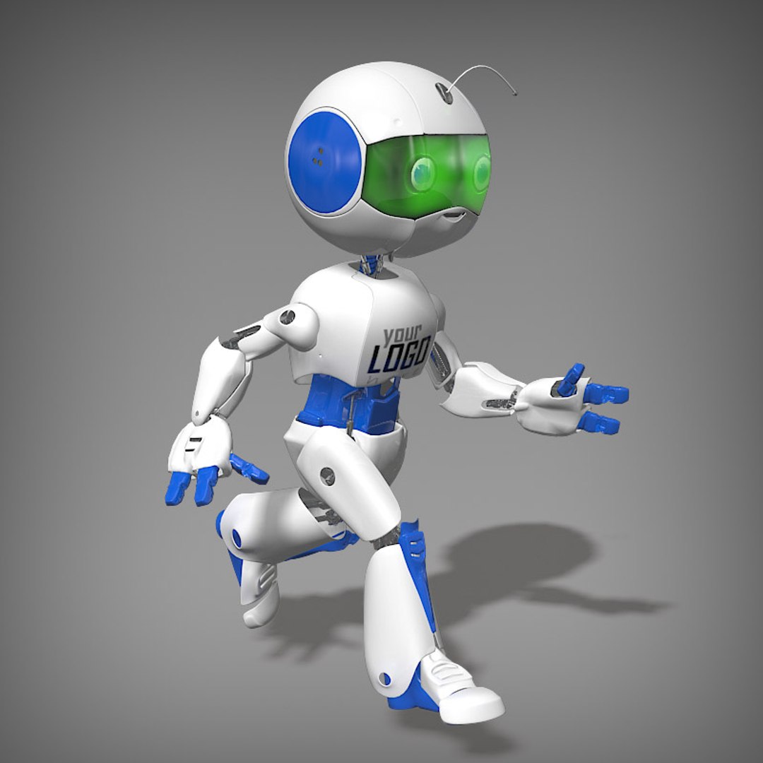 3d Cartoon Robot Boy