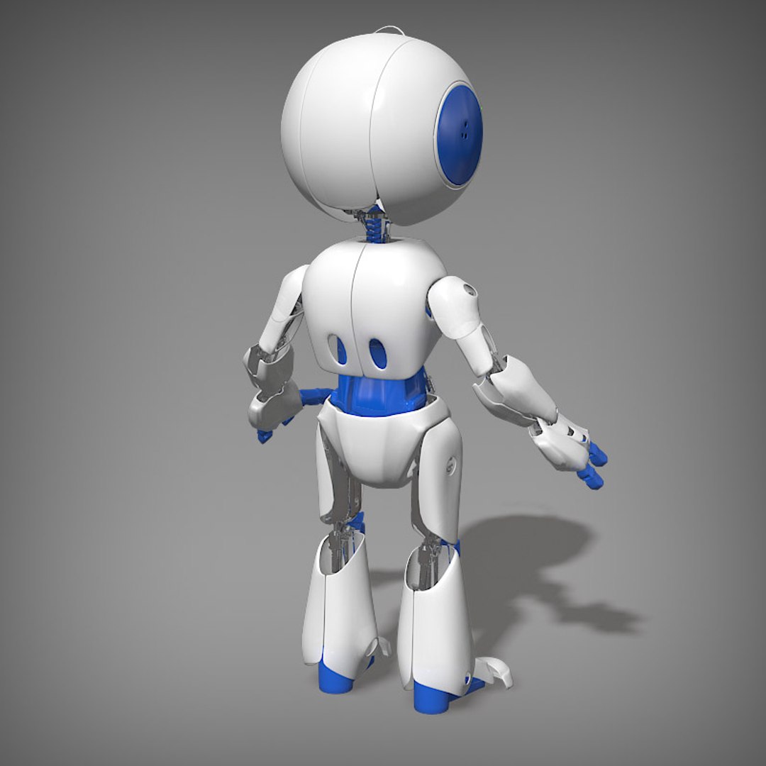 3d Cartoon Robot Boy