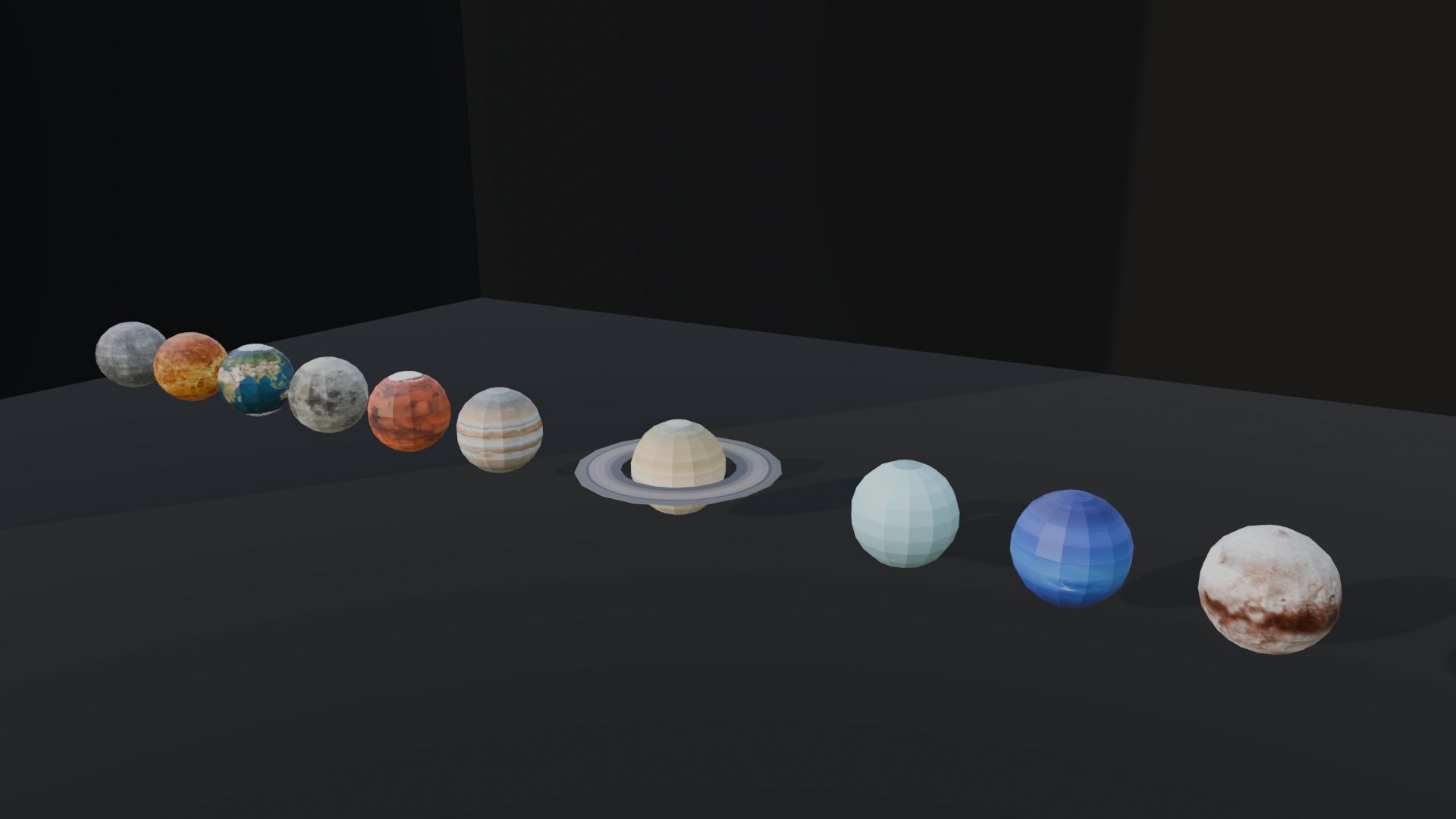 3D PLANETS - LOW POLY - PS1 RETRO STYLE Model - TurboSquid 2422975