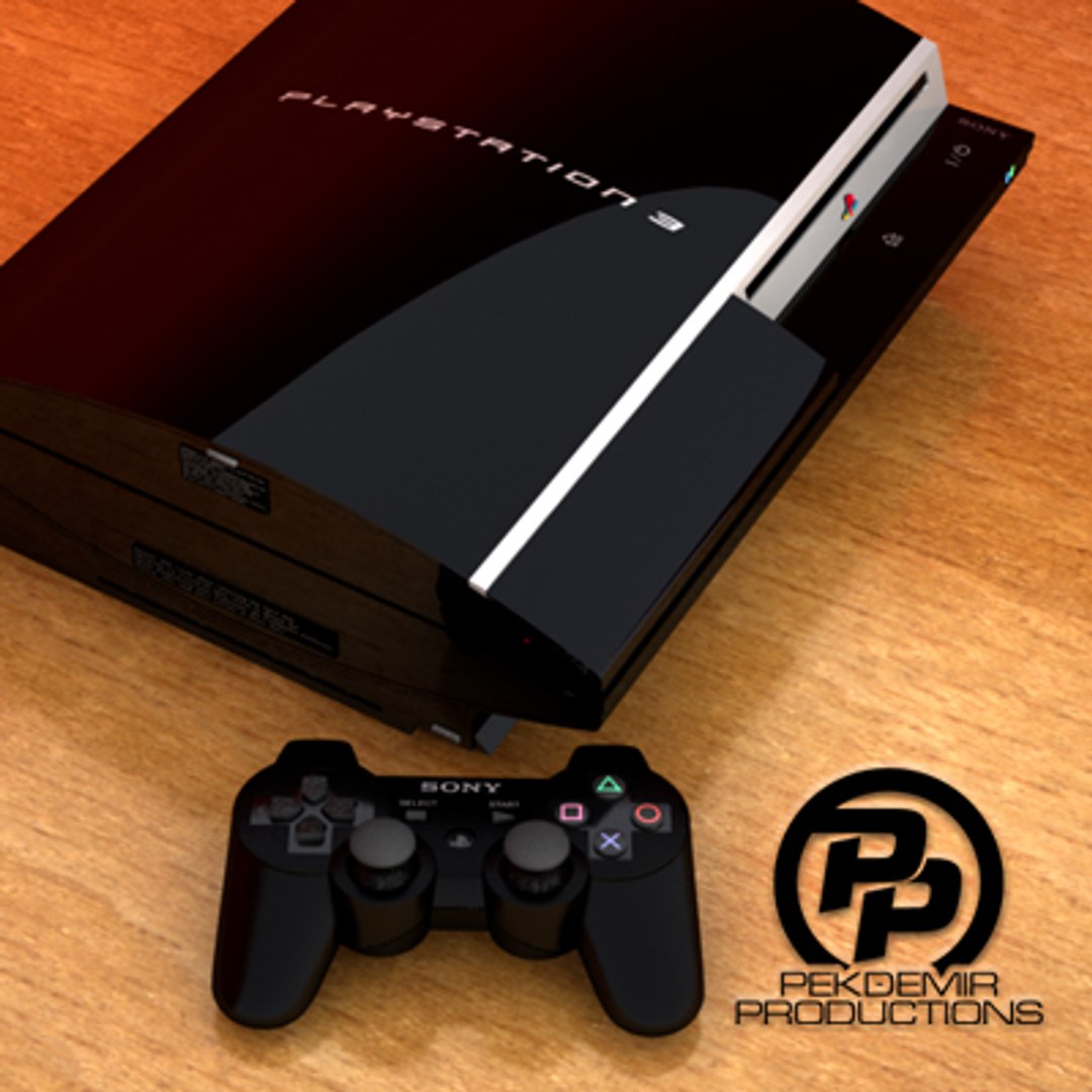 3d model sony playstation 3