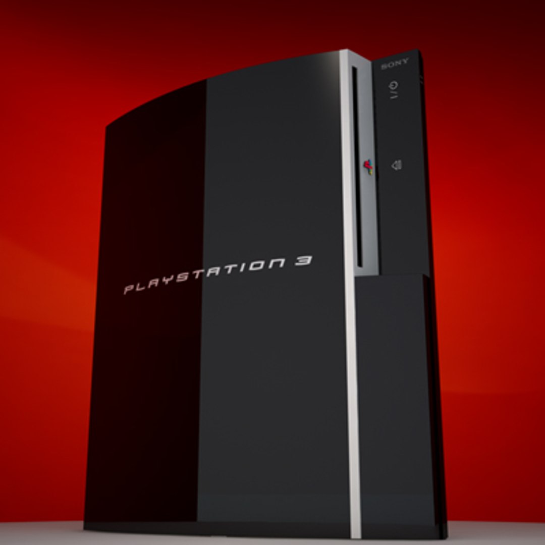3d Model Sony Playstation 3