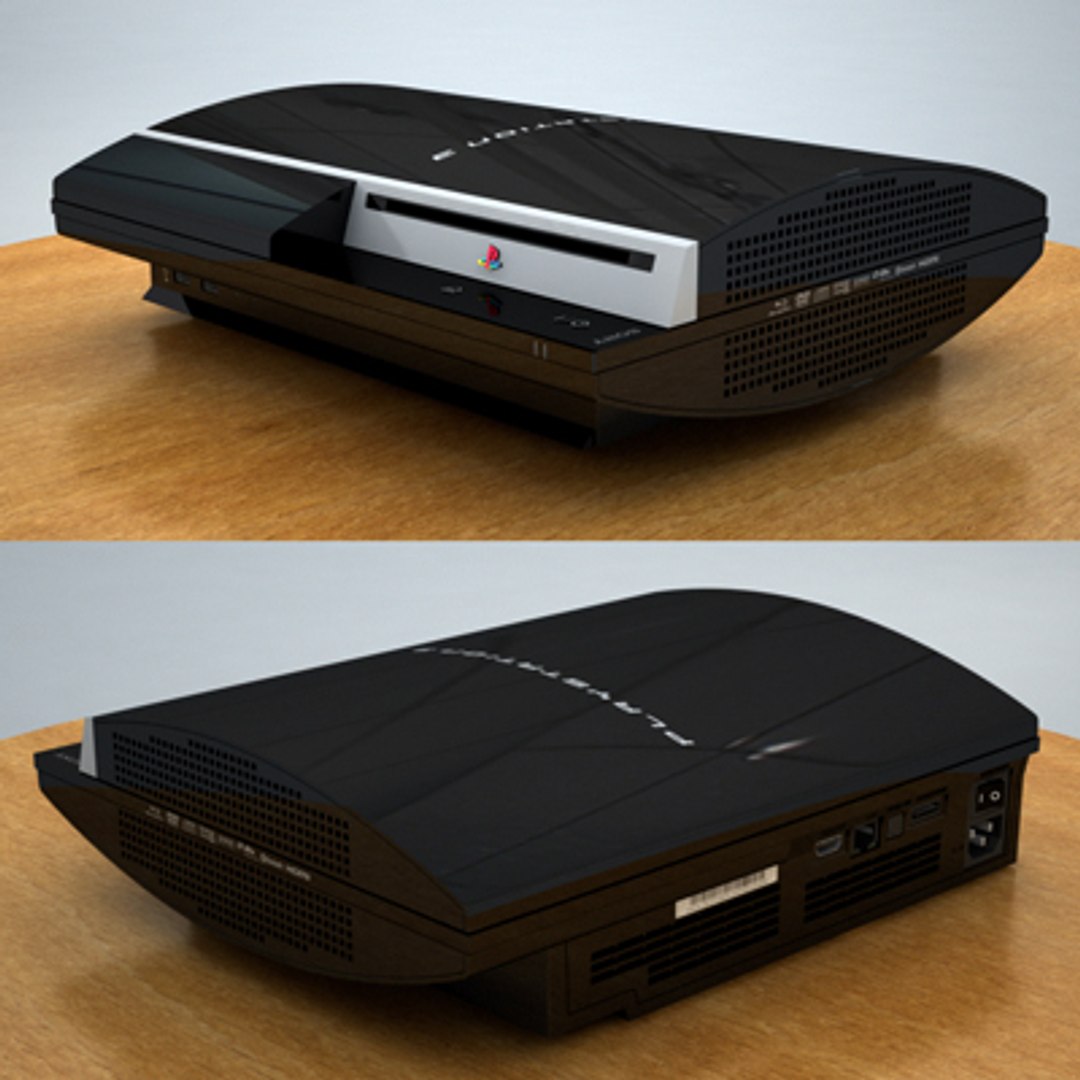 3d Model Sony Playstation 3