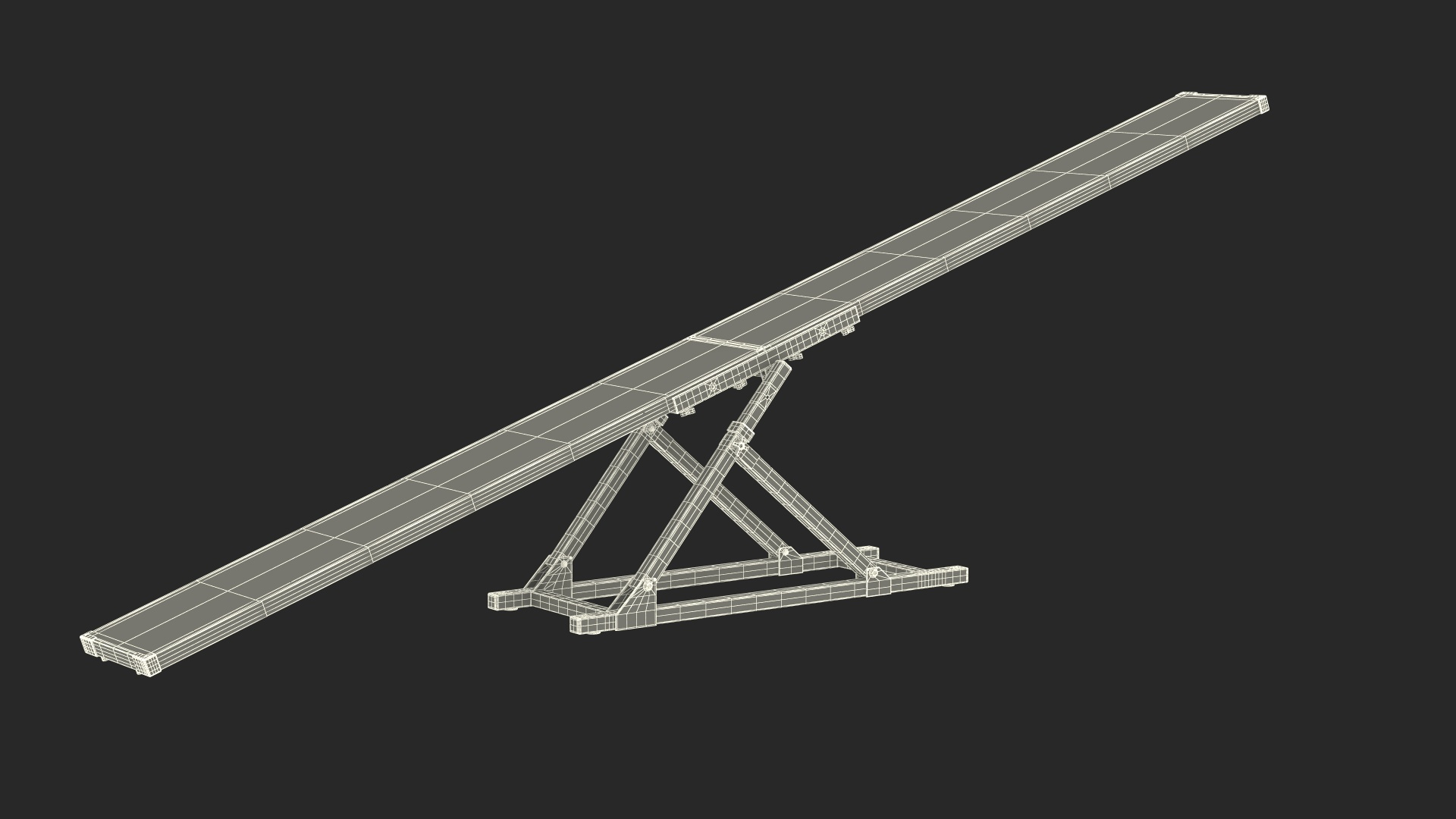 3D Dog Agility Teeter Green Model - TurboSquid 2302562