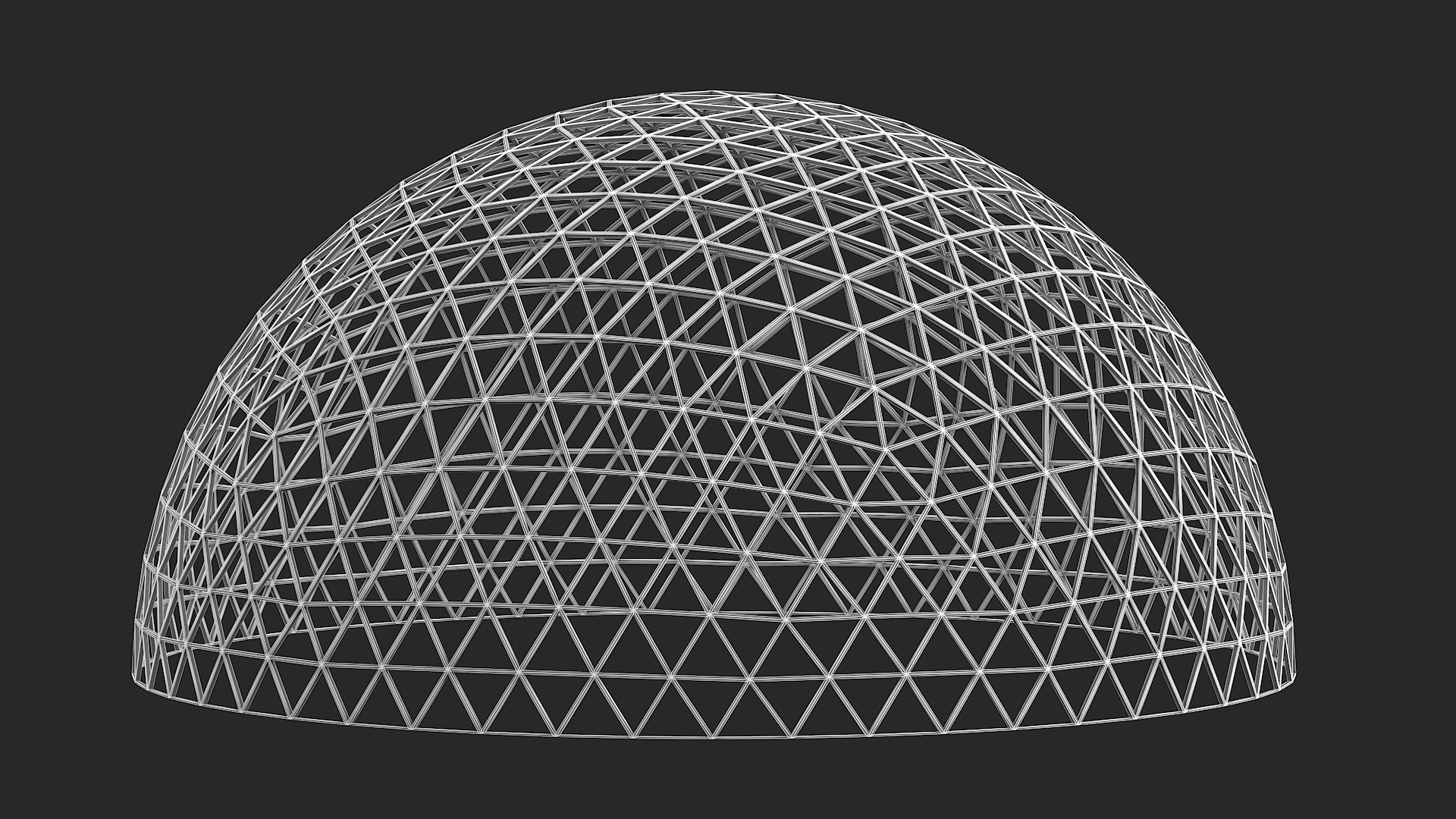 Geodesic Large Dome 3D Model - TurboSquid 1273482
