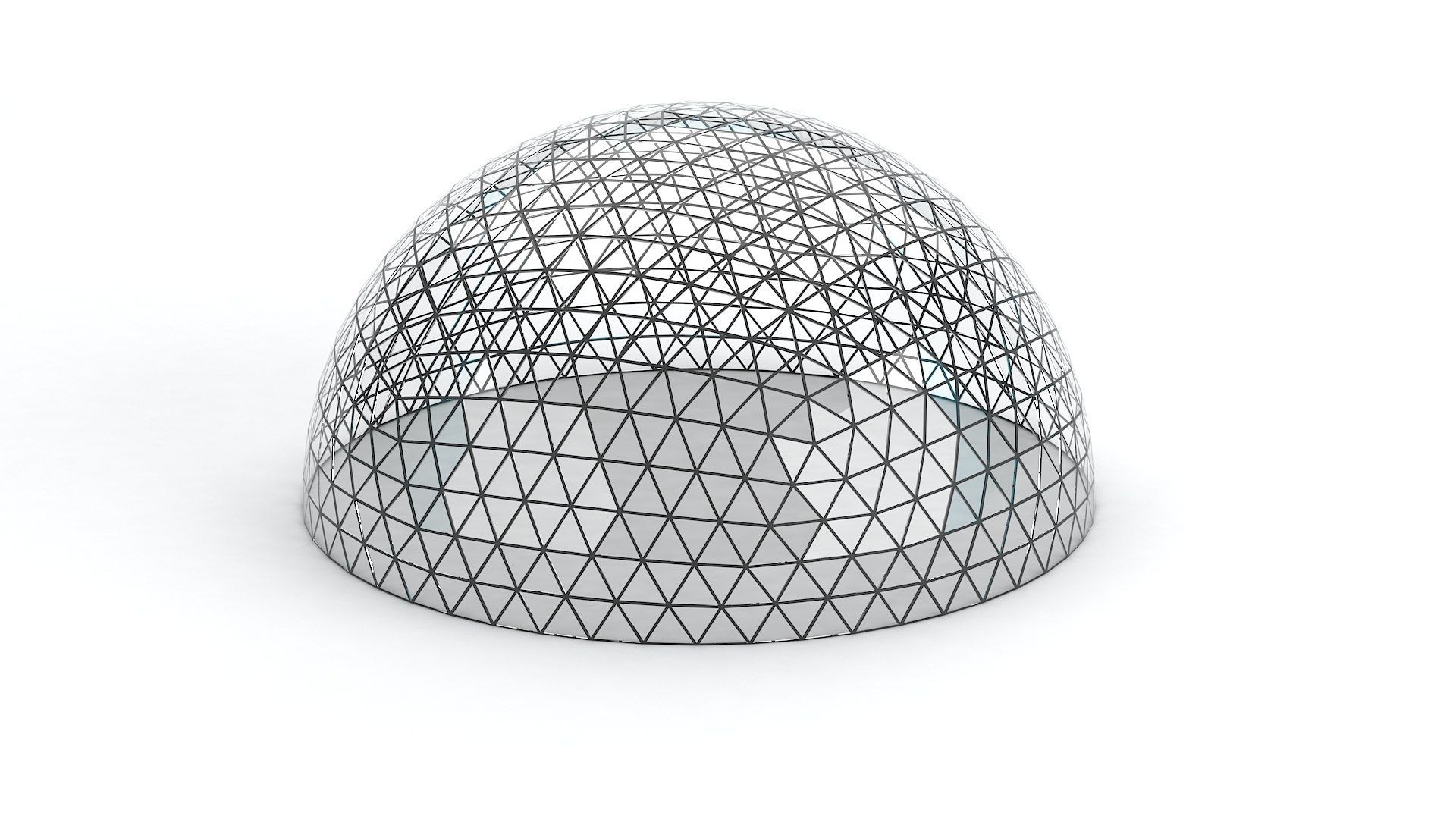 Geodesic Large Dome 3D Model - TurboSquid 1273482