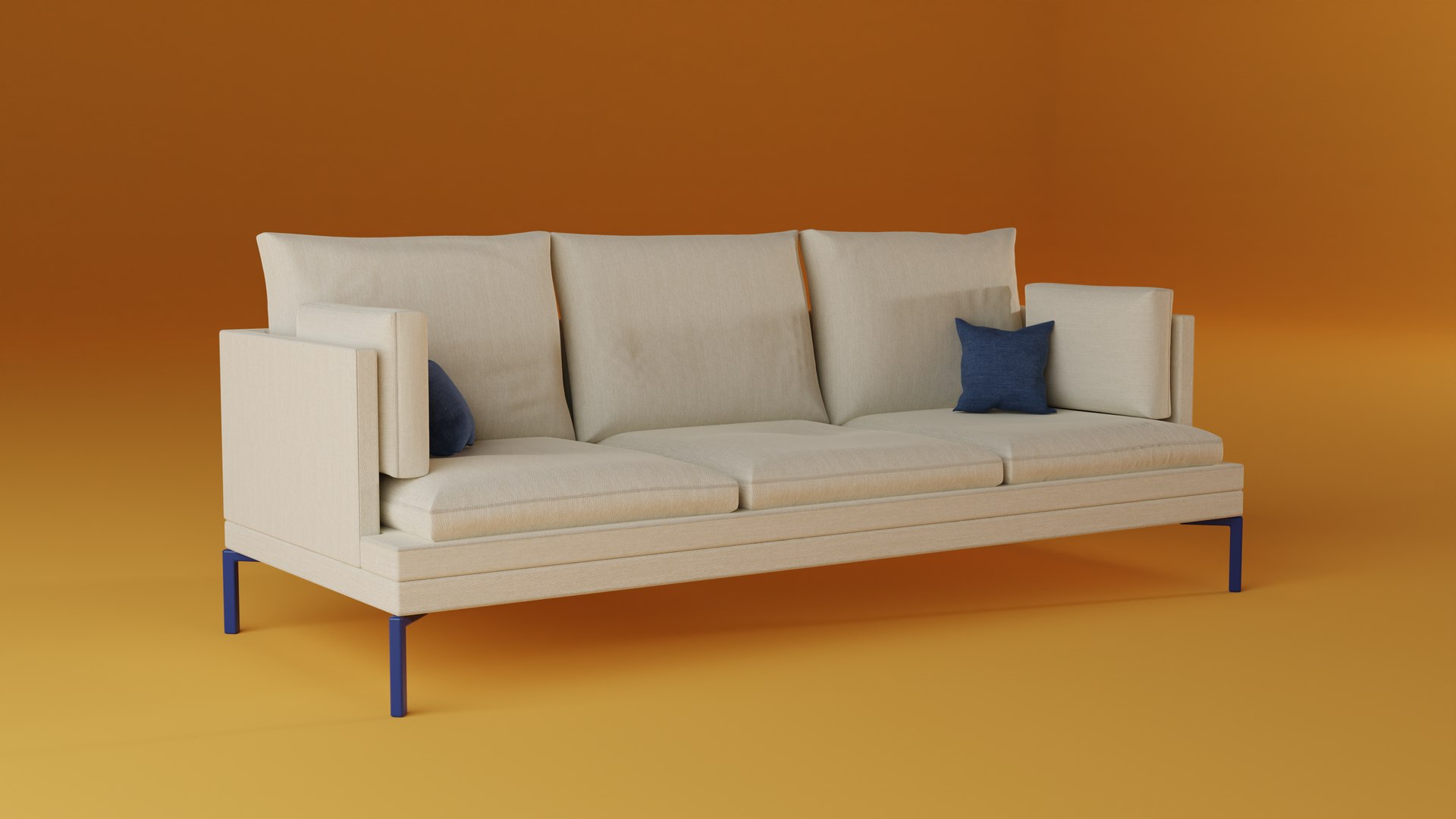 3D Couch Model - TurboSquid 2039293
