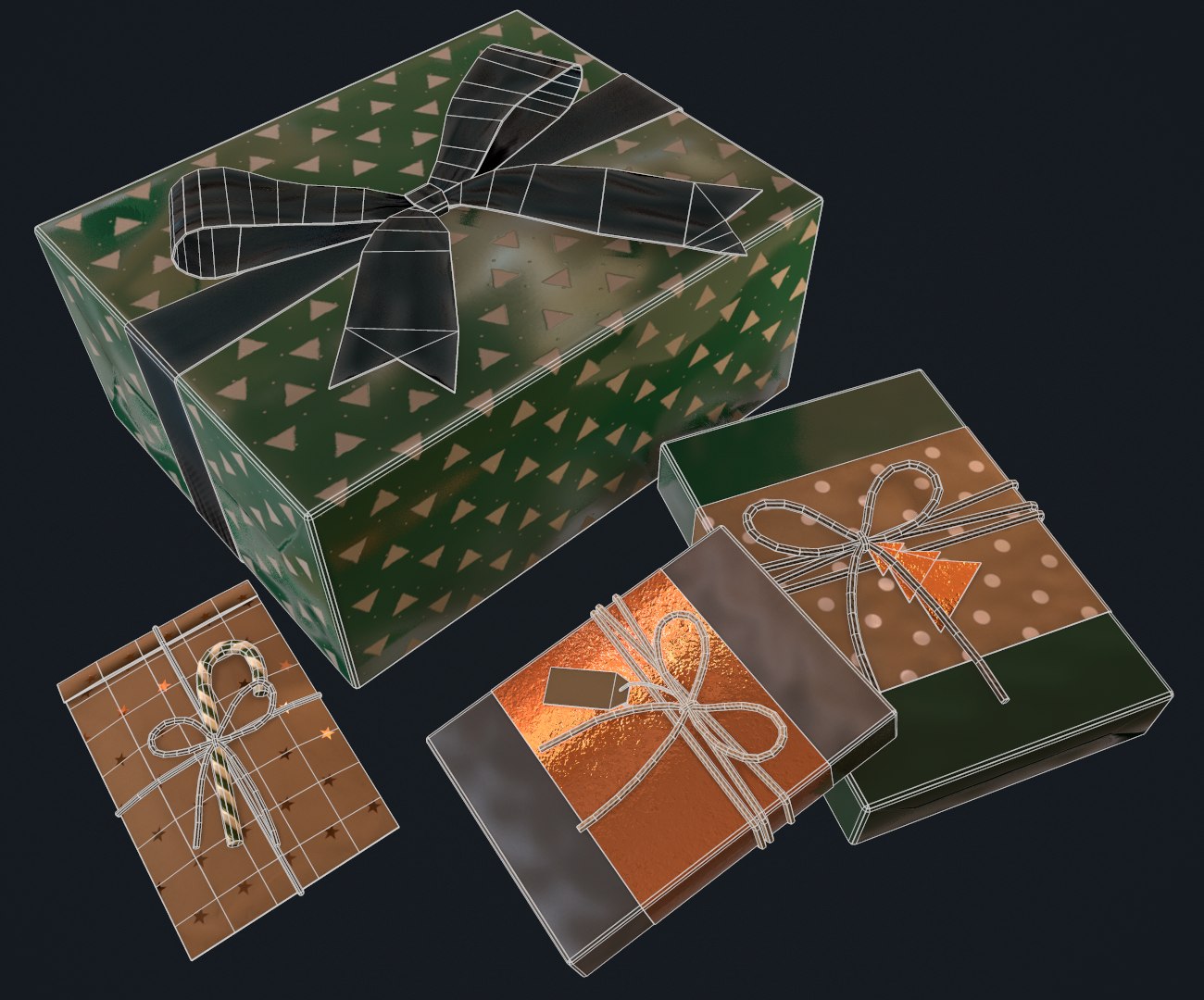 Free 3D Presents - TurboSquid 1360474