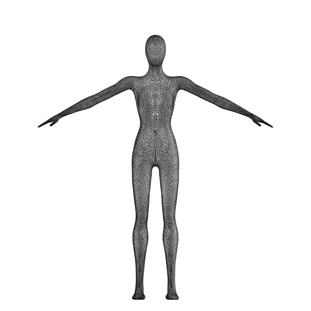 Stylized Female Mannequin 02 3D Model - TurboSquid 2056869