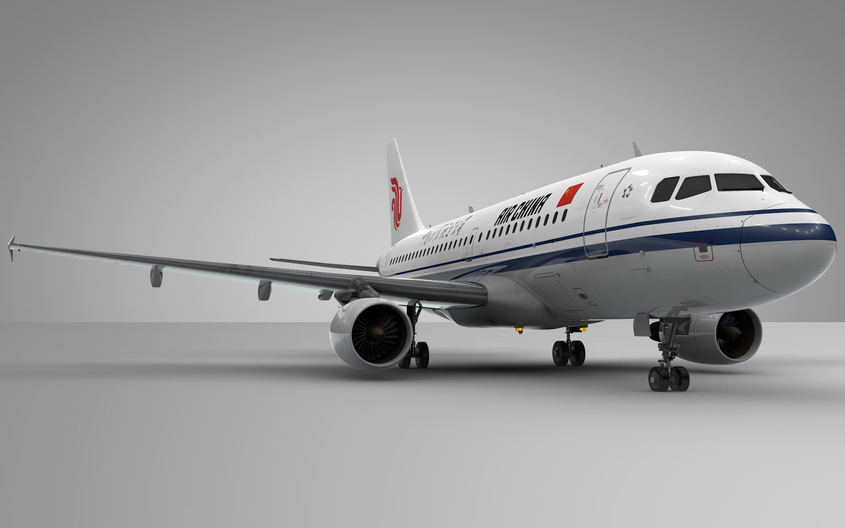 3D Airbus A319-100 AIR CHINA L1372 - TurboSquid 1735205