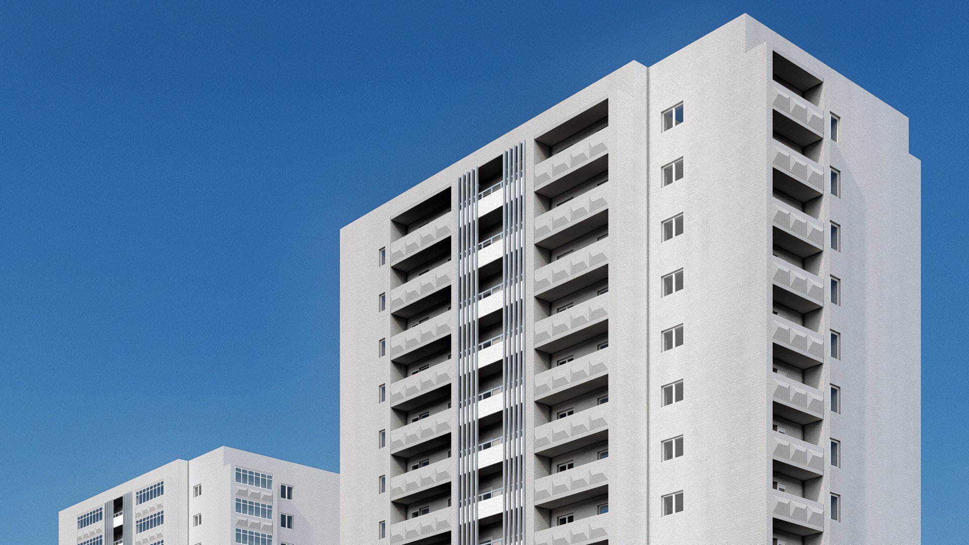 Multi-storey Building USSR Soviet Building Gerasima Kondratieva Street Sumy 3D - TurboSquid 2078805