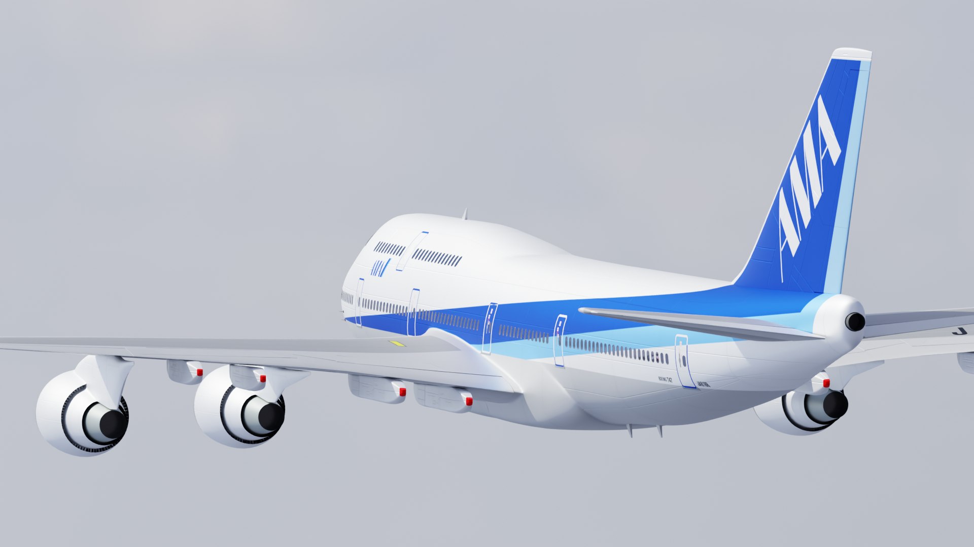 3D B747 Model - TurboSquid 2366741