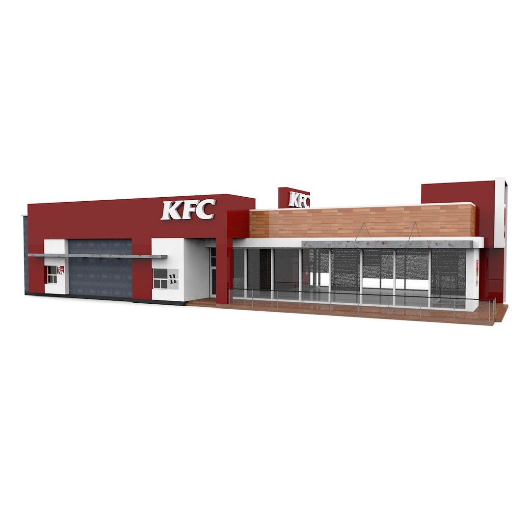 Kfc Fast Food 3D Model - TurboSquid 1159902