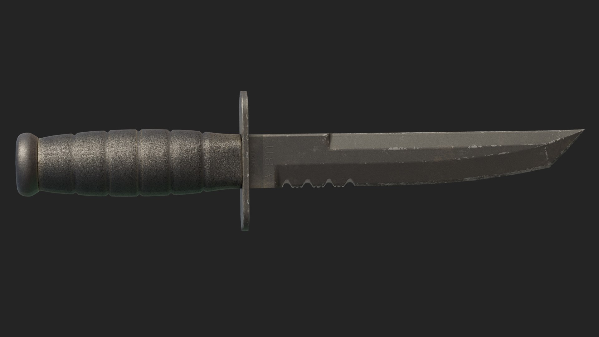 3D Bayonet - TurboSquid 2100671