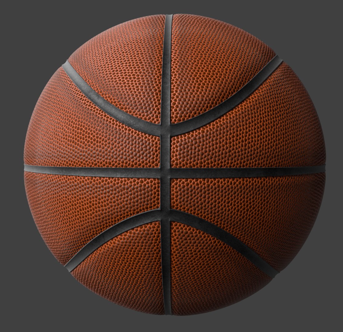 Basketball Element 3d Model