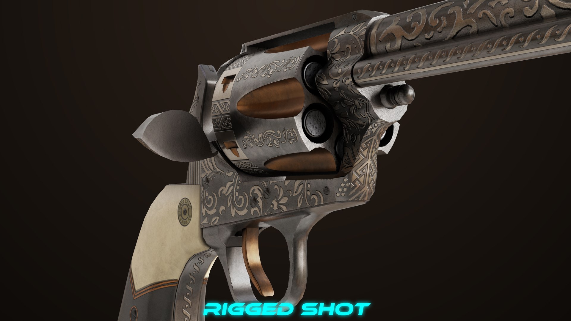 Aesthetic Revolver 03 Generic All PBR Unity UE Textures 3D - TurboSquid ...