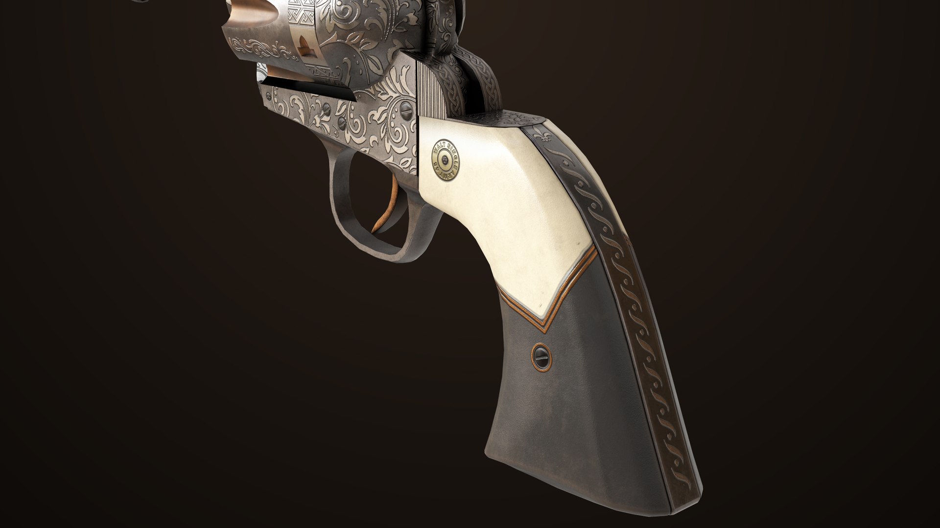 Aesthetic Revolver 03 Generic All PBR Unity UE Textures 3D - TurboSquid ...
