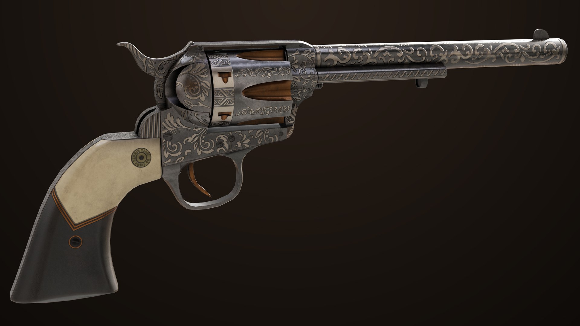Aesthetic Revolver 03 Generic All PBR Unity UE Textures 3D - TurboSquid ...