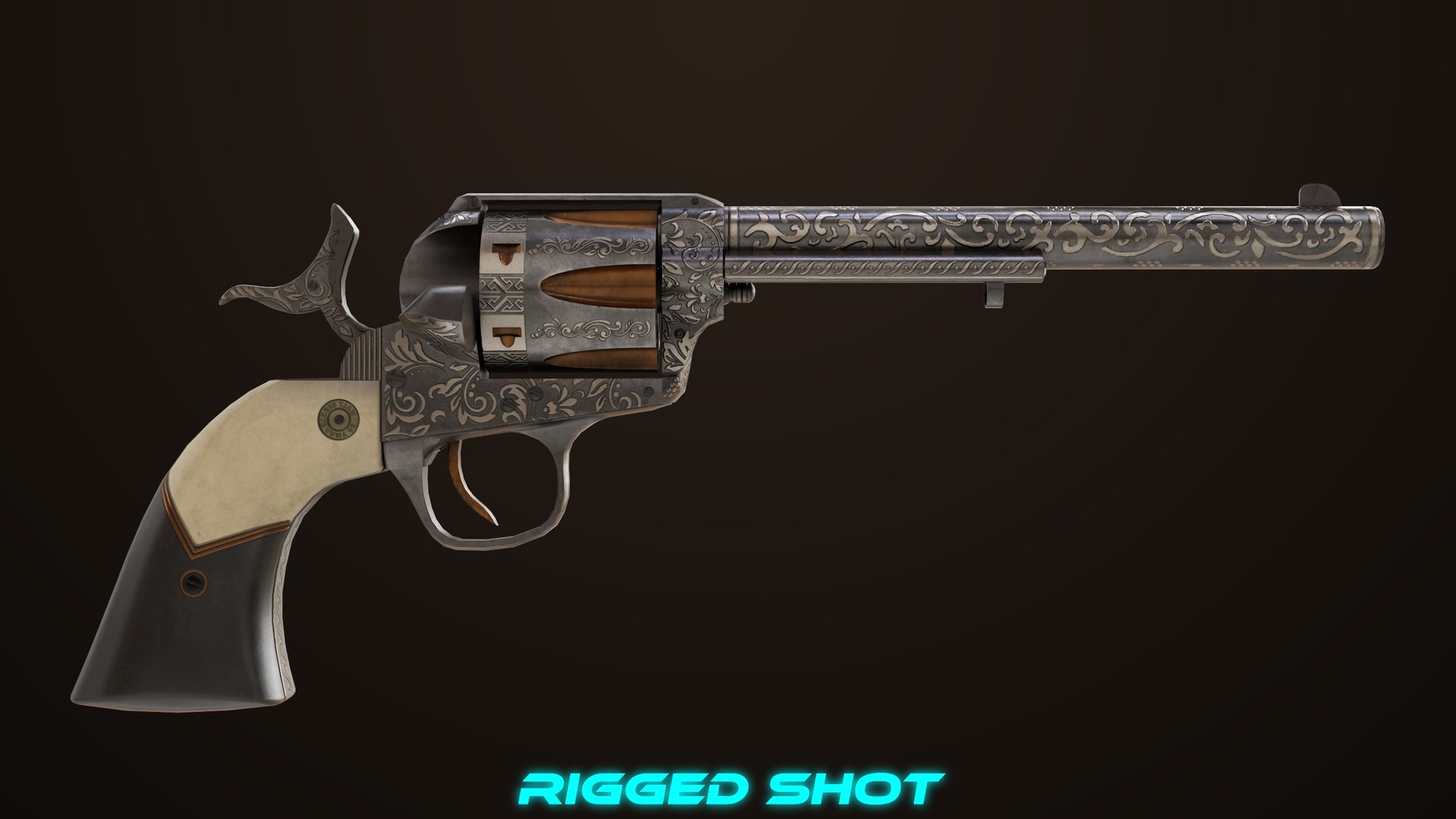 Aesthetic Revolver 03 Generic All PBR Unity UE Textures 3D - TurboSquid ...