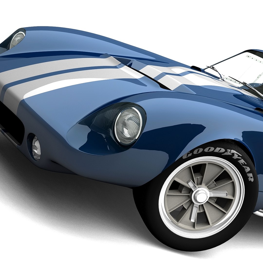 3d Shelby Cobra Coupe Model
